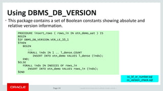 Take Full Advantage of the Oracle PL/SQL Compiler | PPTX
