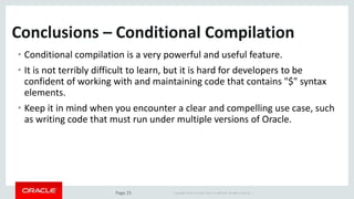 Take Full Advantage of the Oracle PL/SQL Compiler | PPTX