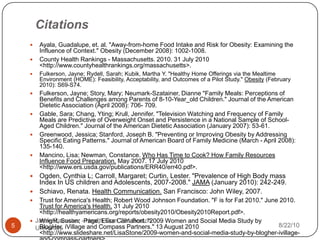 Take It 2 Make It: A public health campaign to address child obesity | PPT