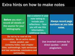 Take notes | PPT