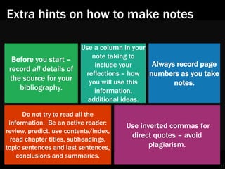 Take notes | PPT