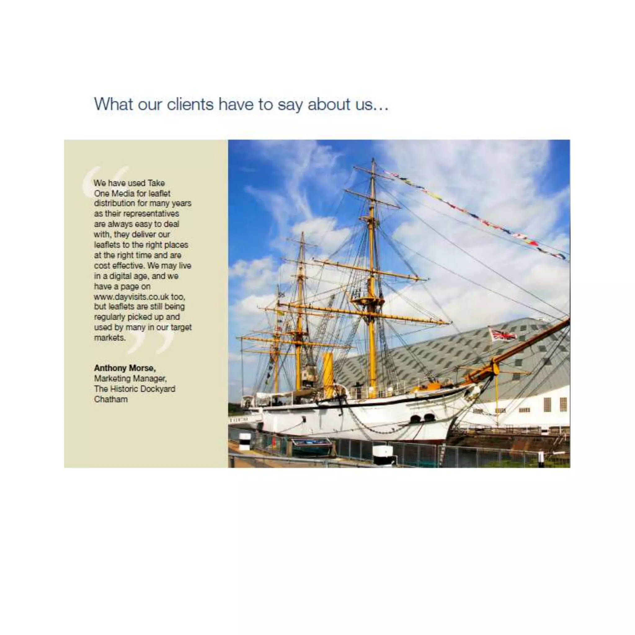 Take One Media Brochure | PPTX