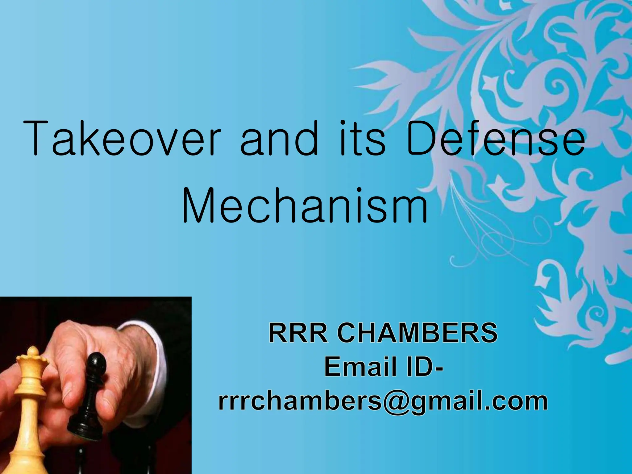 Takeover and its Defense Mechanism - PPT.ppt