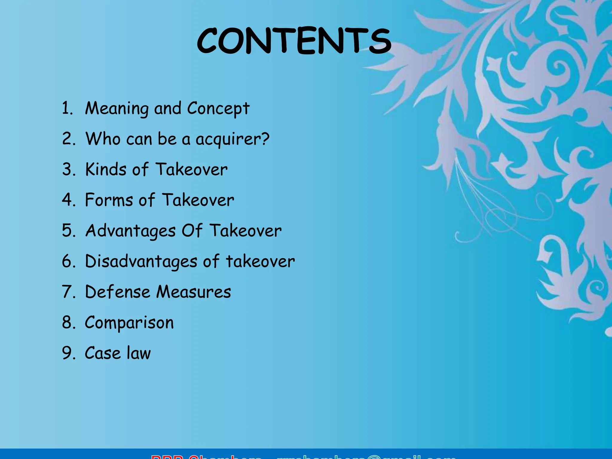 Takeover and its Defense Mechanism - PPT.ppt