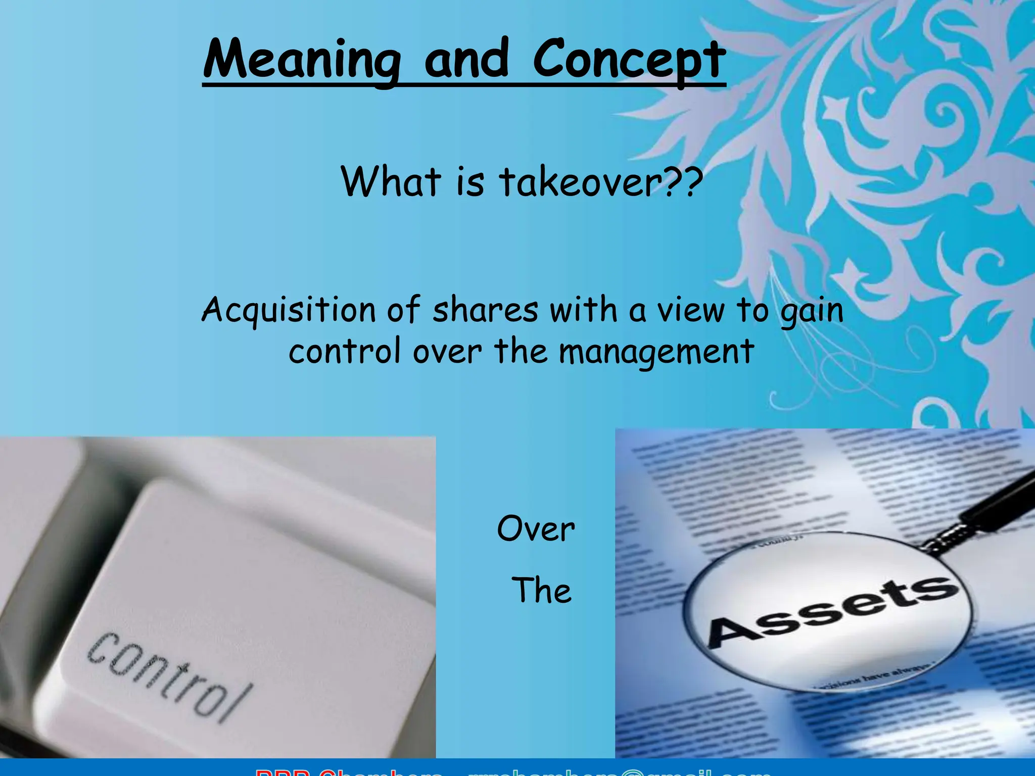 Takeover and its Defense Mechanism - PPT.ppt
