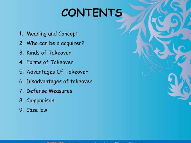 Takeover and its Defense Mechanism - PPT.ppt