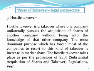 Takeovers | PPTX