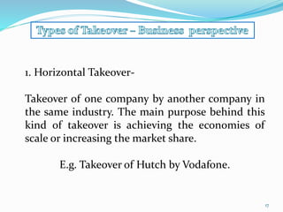 Takeovers | PPTX