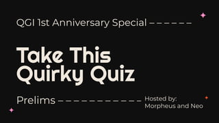 Take This Quirky Quiz! - QGI 1st Anniversary .pdf