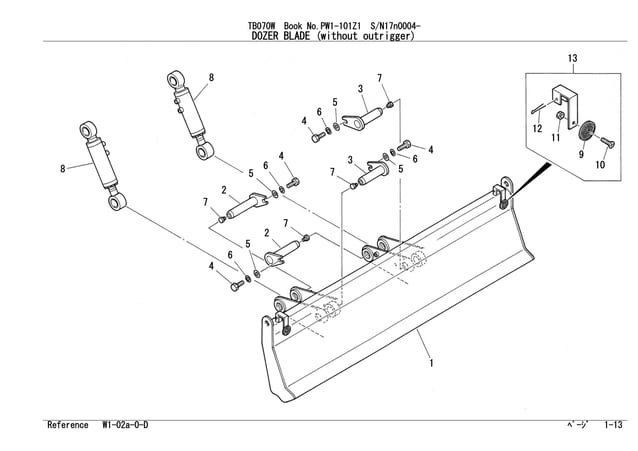 Takeuchi tb070 w compact excavator parts catalogue manual | PPT