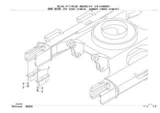 Takeuchi tb1140 hydraulic excavator parts catalogue manual (serial no ...