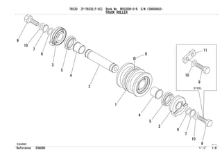 Takeuchi tb230 mini excavator parts catalogue manual (serial no ...