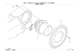 Takeuchi tb230 mini excavator parts catalogue manual (serial no ...