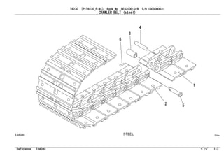Takeuchi tb230 mini excavator parts catalogue manual (serial no ...