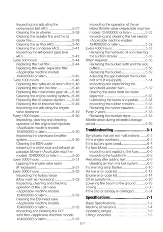 Takeuchi tb240 mini excavator operator manual (serial no. 124100001 and ...