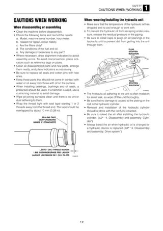Takeuchi tb285 hydraulic excavator service repair workshop manual (book ...