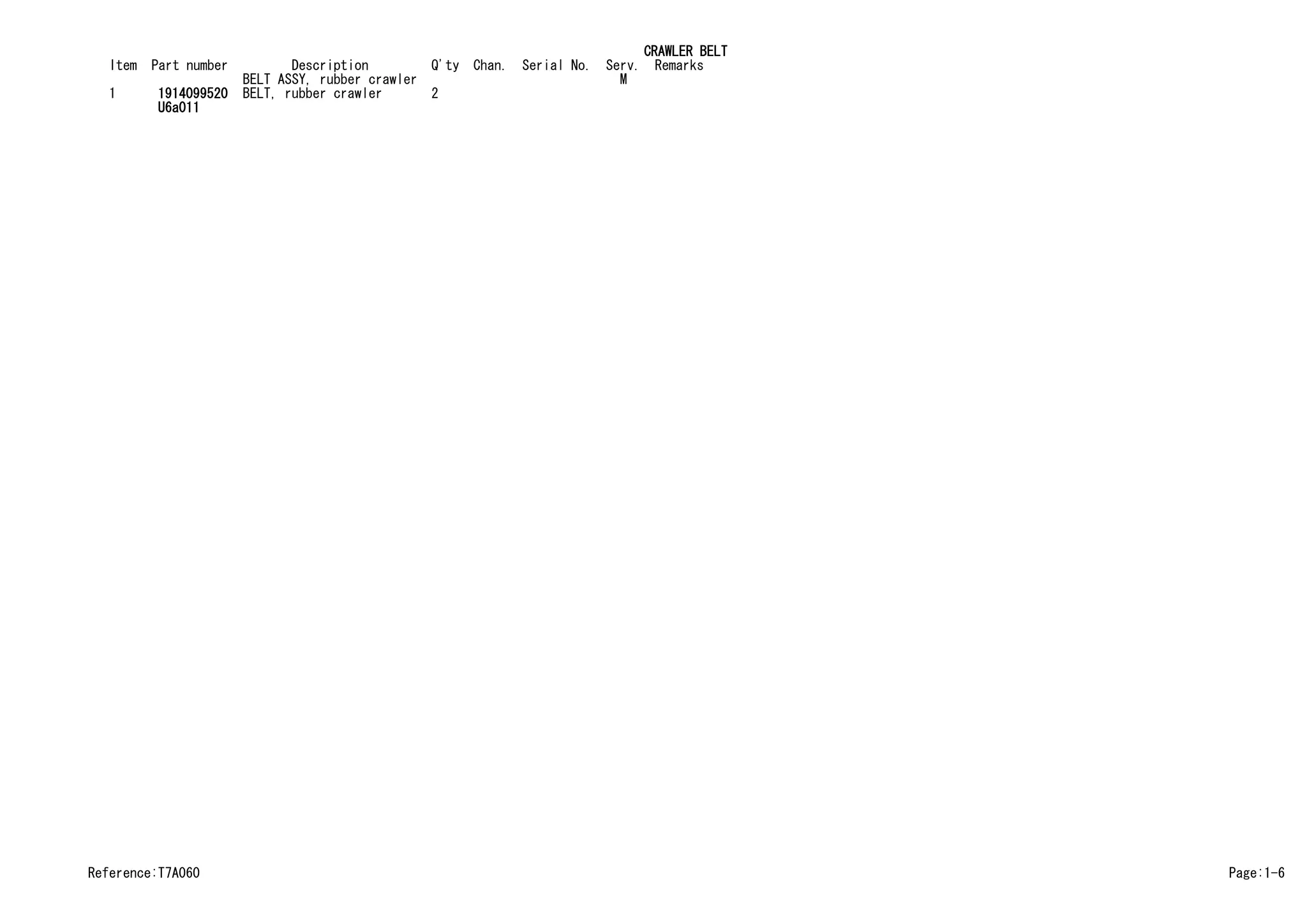 Takeuchi tl10 track loader parts catalogue manual (serial no. 201000002 ...