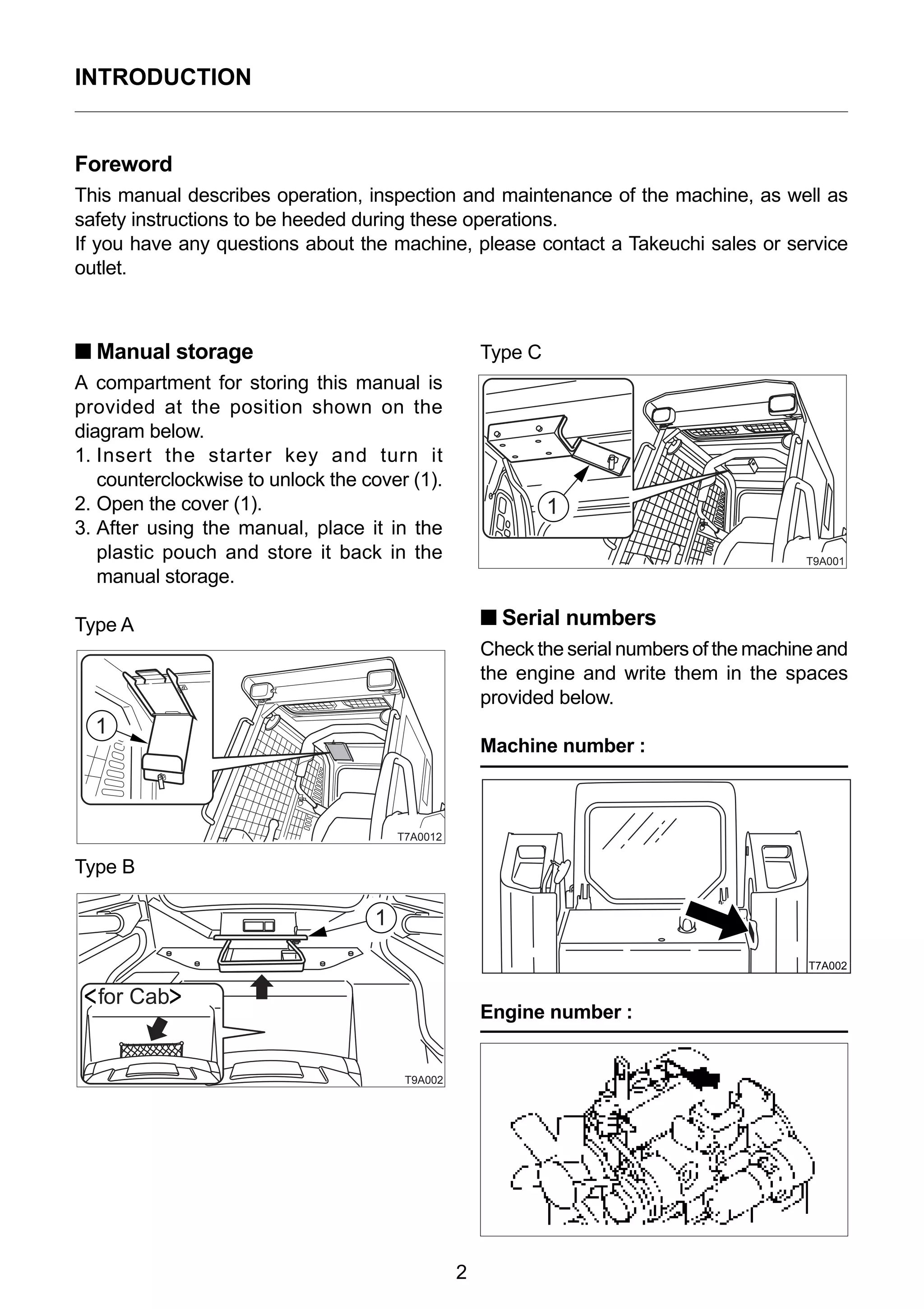 Takeuchi tl130 crawler loader operator manual sn 21305001 and up | PDF