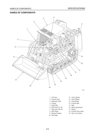 Takeuchi tl130 crawler loader service repair workshop manual (book no ...