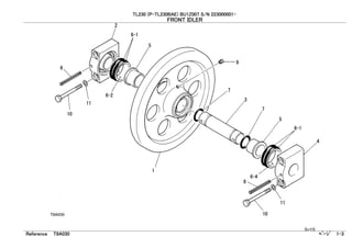 Takeuchi tl230 track loader parts catalogue manual (serial no ...