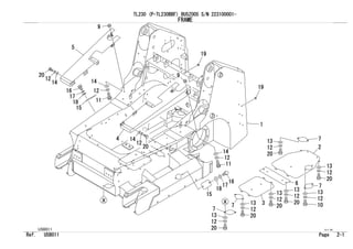 Takeuchi tl230 track loader parts catalogue manual (serial no ...