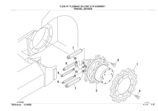 Takeuchi tl230 track loader parts catalogue manual (serial no ...