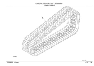 Takeuchi tl230 track loader parts catalogue manual (serial no ...