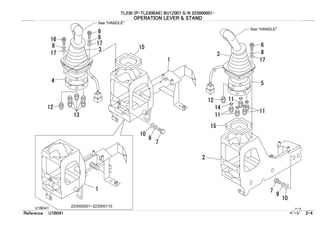 Takeuchi tl230 track loader parts catalogue manual (serial no ...
