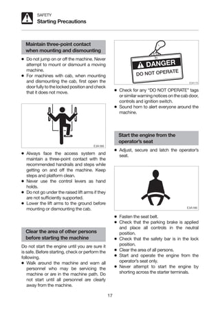 Takeuchi tl240 track loader operator manual serial no. 224000570 and up ...