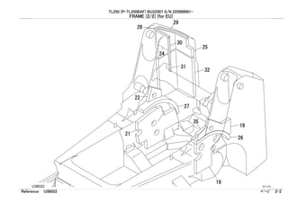 Takeuchi tl250 track loader parts catalogue manual (serial no ...