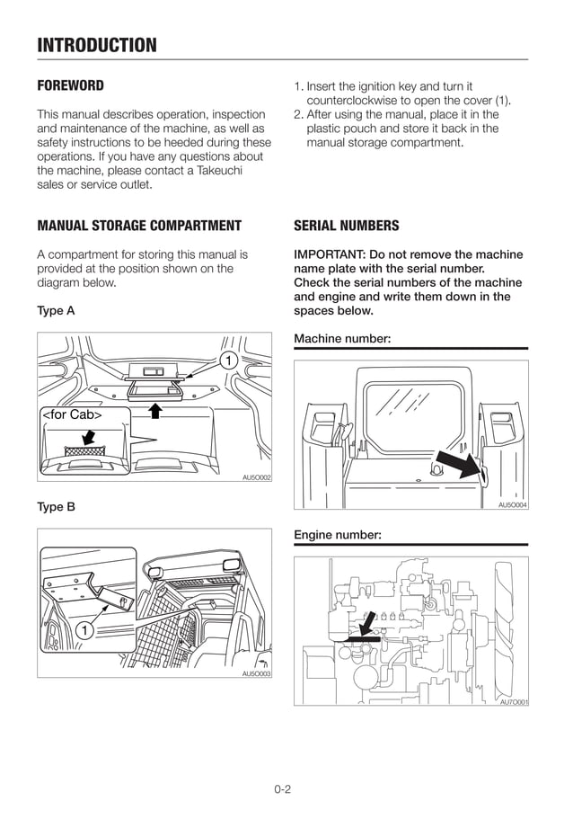 Takeuchi tl8 tl10 tl12 track loader operator manual | PDF | First Aid ...