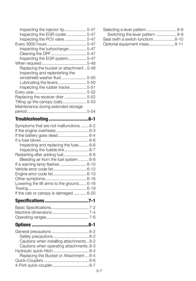 Takeuchi tl8 tl10 tl12 track loader operator manual | PDF | First Aid ...