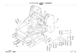 Takeuchi tl8 track loader parts catalogue manual (serial no. 200800002 ...
