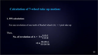 Take up mechanism | PPTX