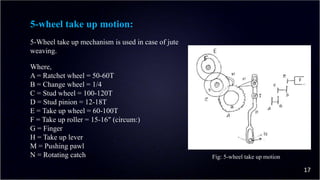 Take up mechanism | PPTX