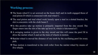 Take up mechanism | PPTX