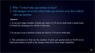Take up mechanism | PPTX