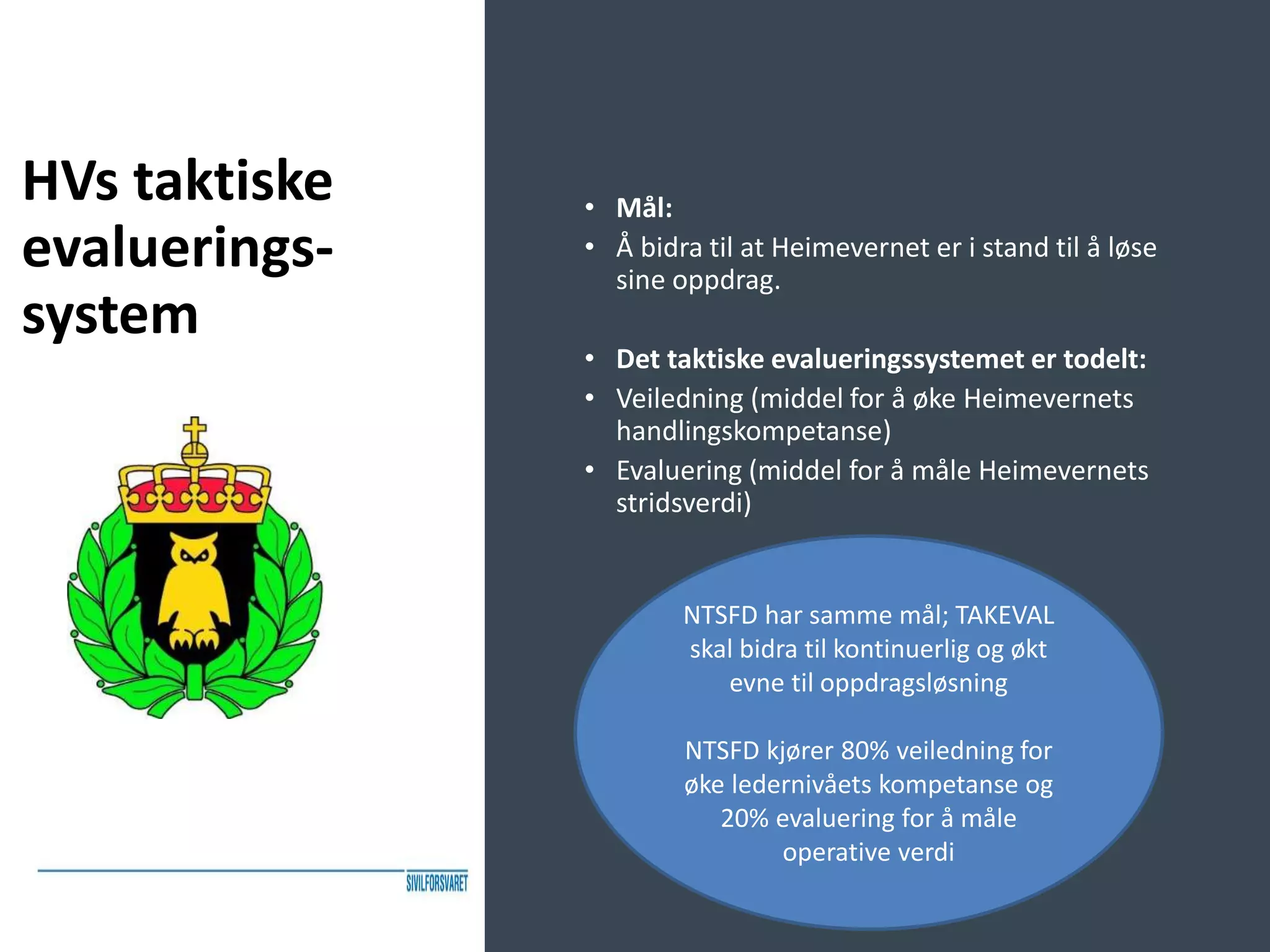 Takeval prinsipp for veiledning og evaluering | PPTX