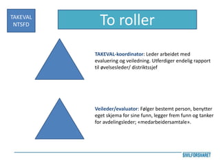 Takeval prinsipp for veiledning og evaluering | PPTX