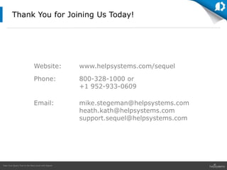 Take Your Query Tool to the Next Level | PPT