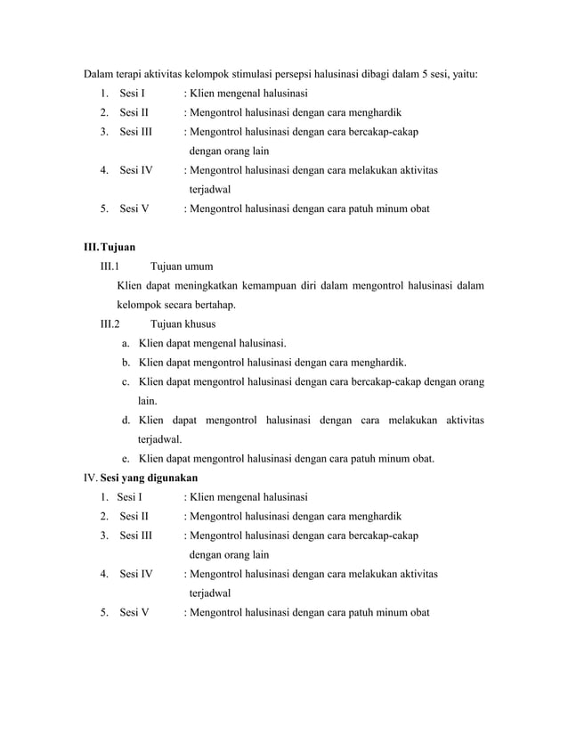 Tak halusinasi | DOC