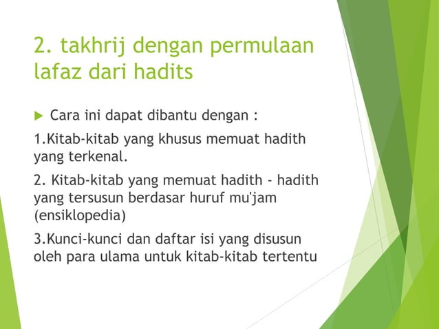 Takhrij al hadith | PPTX
