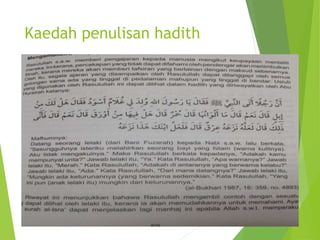 Takhrij al hadith | PPTX