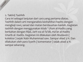 Takhrij Hadits | PPTX