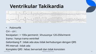 takikardia dan management tatalaksananya | PPTX