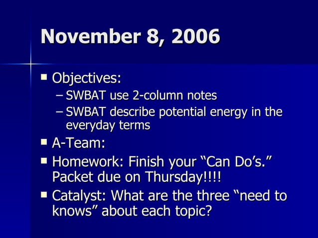 Taking 2 column notes | PPT | Homework and Study | Education