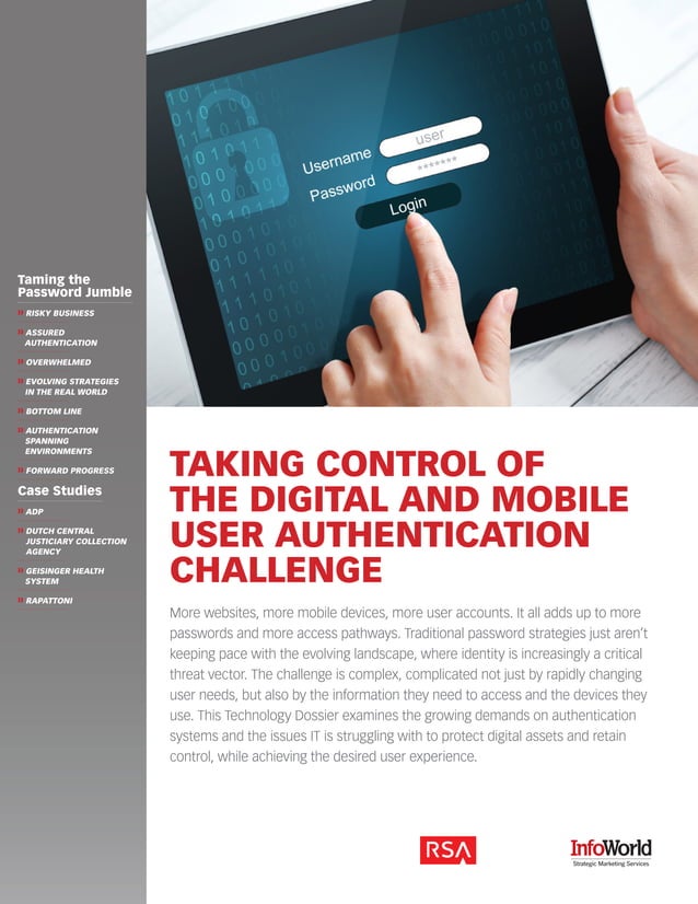 Taking Control of the Digital and Mobile User Authentication Challenge ...