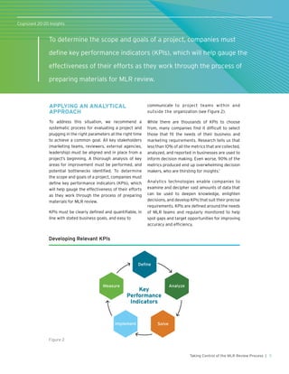 Taking Control of the MLR Review Process | PDF