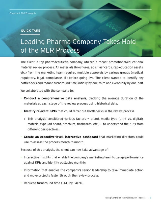 Taking Control of the MLR Review Process | PDF