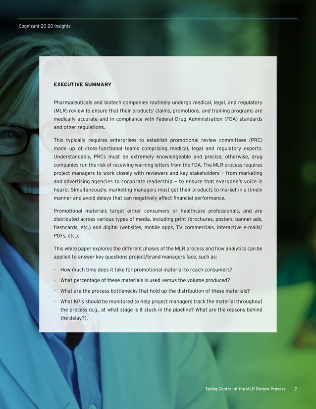 Taking Control of the MLR Review Process